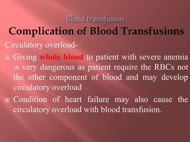 Blood transfusion | PPTX