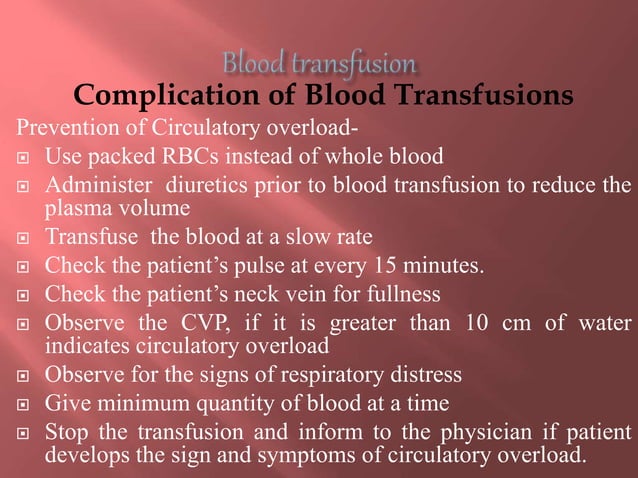 Blood transfusion | PPTX