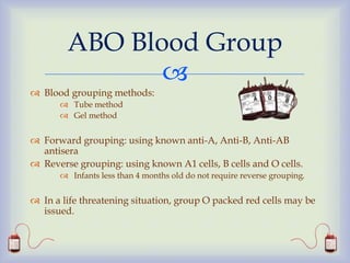 Blood transfusion | PPTX