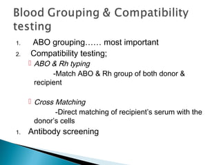 Blood transfusion | PPT