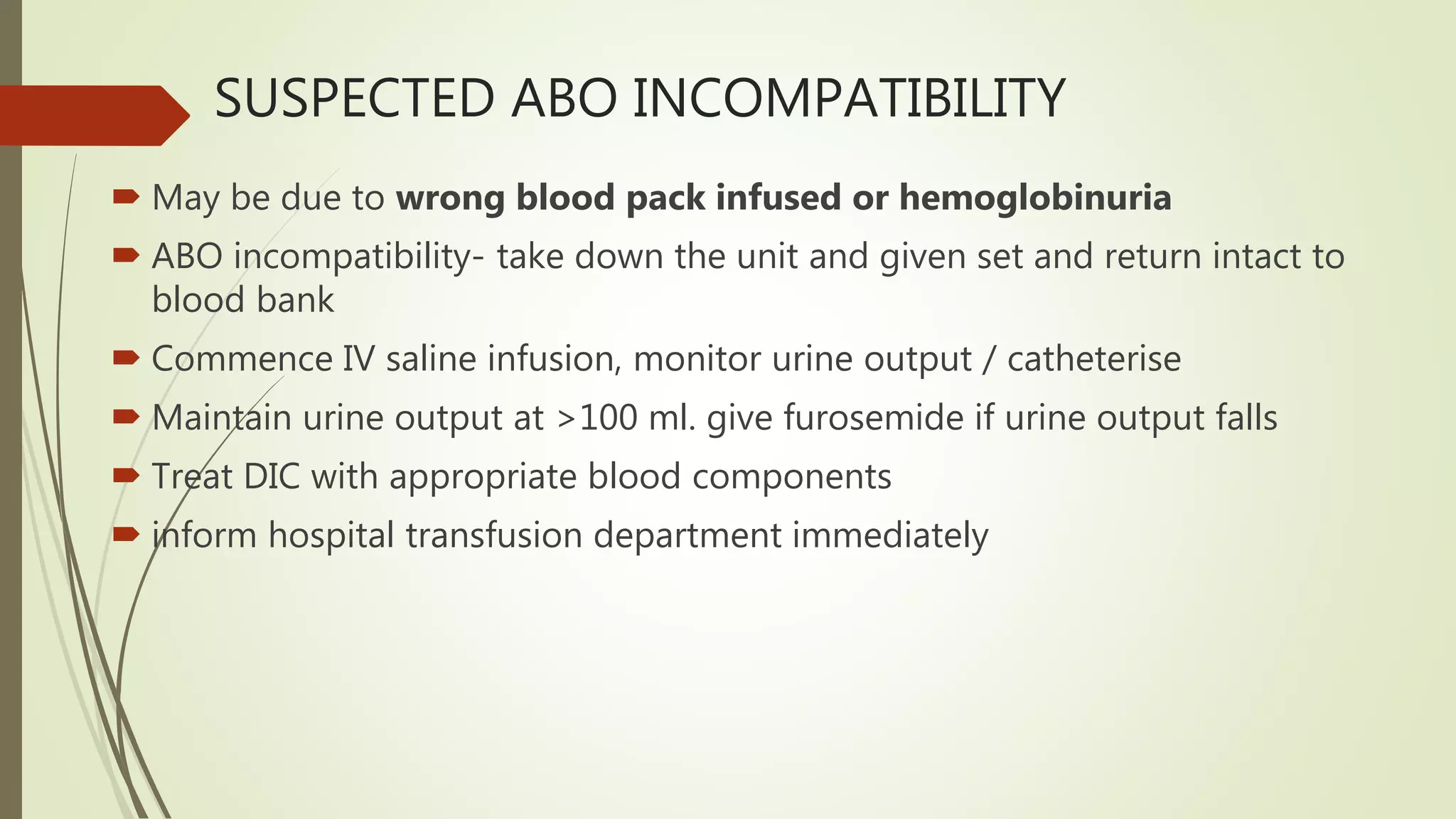 Blood transfusion - components , procedure , pre transfusion testing ...