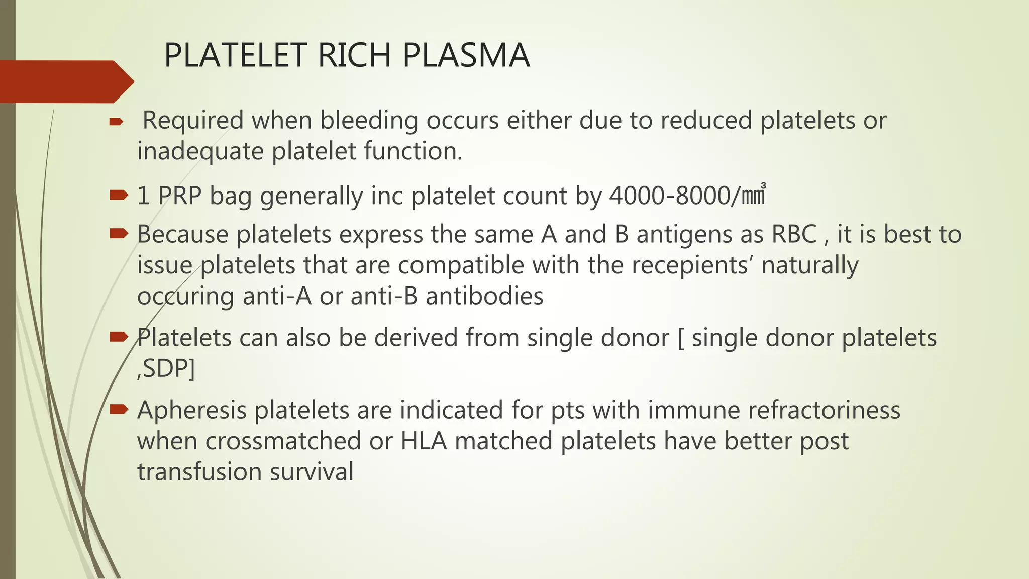Blood transfusion - components , procedure , pre transfusion testing ...