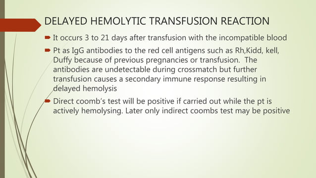 Blood transfusion - components , procedure , pre transfusion testing ...