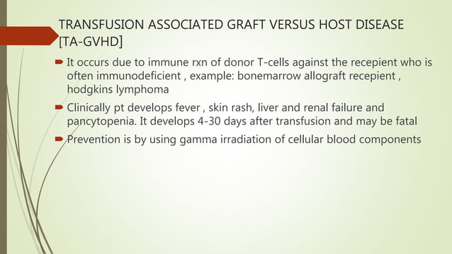 Blood transfusion - components , procedure , pre transfusion testing ...