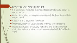 Blood transfusion - components , procedure , pre transfusion testing ...