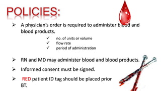 Blood transfusion | PPTX