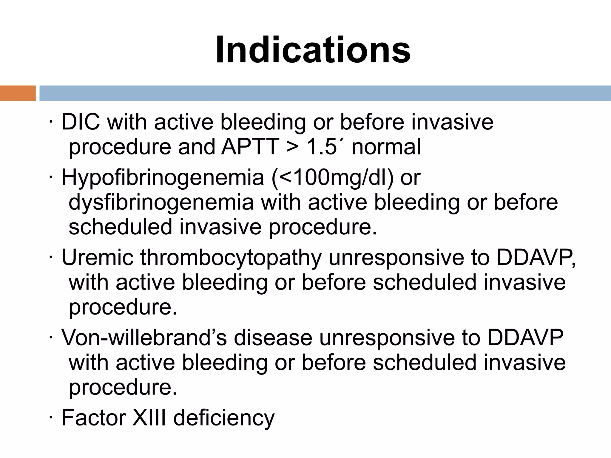 Blood product transfusion and massive transfusion | PPTX
