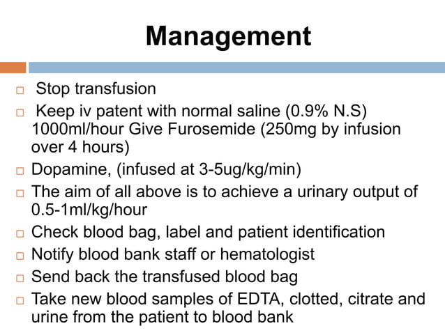 Blood product transfusion and massive transfusion | PPTX