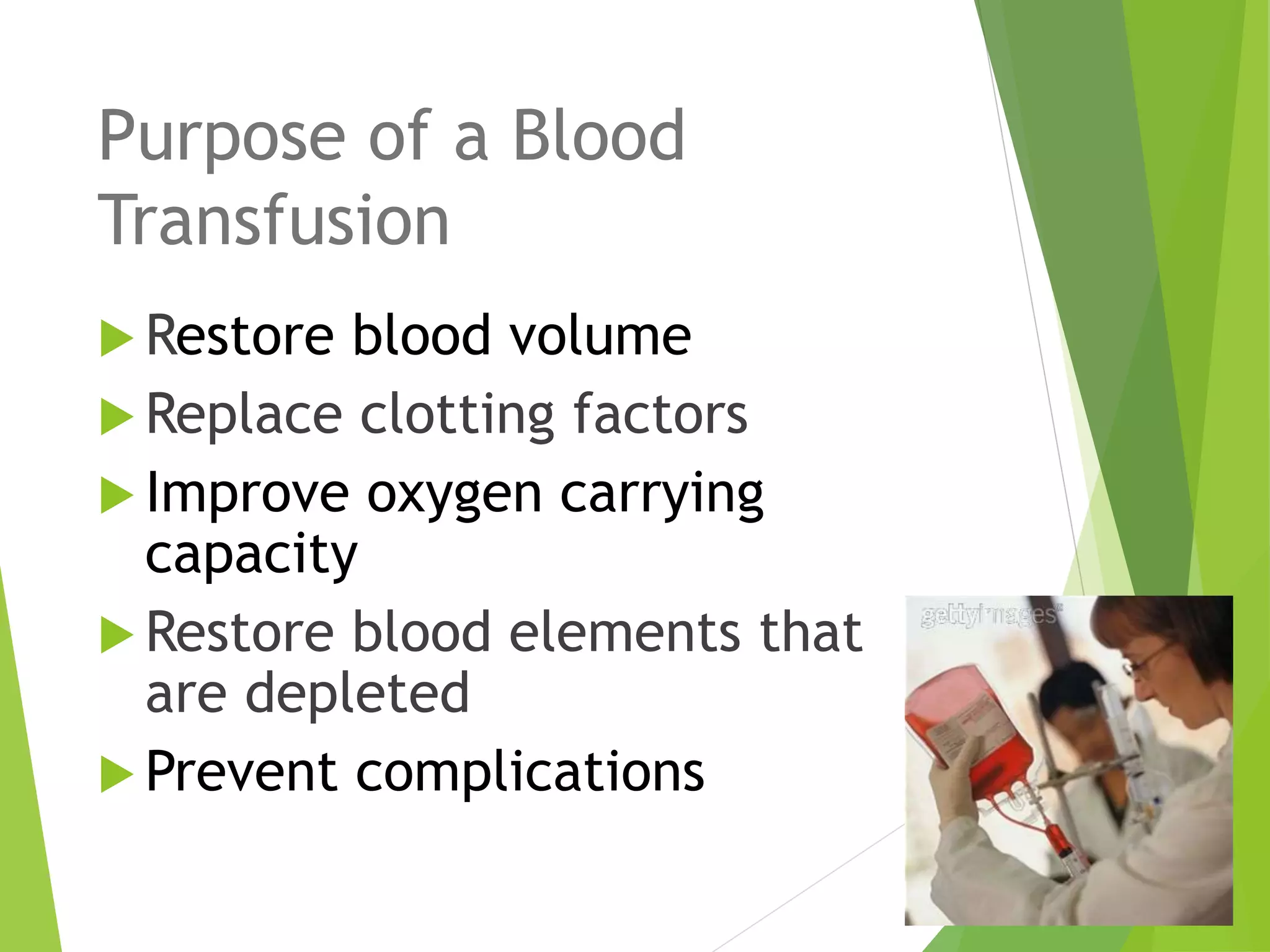 Blood transfusion | PPTX