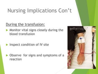 Blood transfusion | PPTX