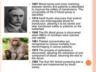 Blood transfusion | PPTX