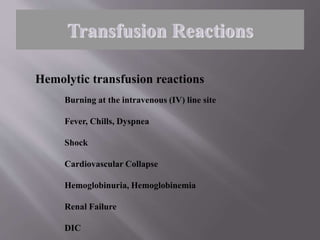 Blood transfusion | PPT