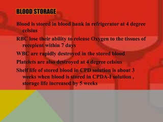 Blood transfusion | PPTX | Blood Disorders | Diseases and Conditions