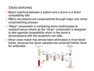Blood transfusion | PPTX