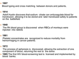 Blood transfusion | PPTX