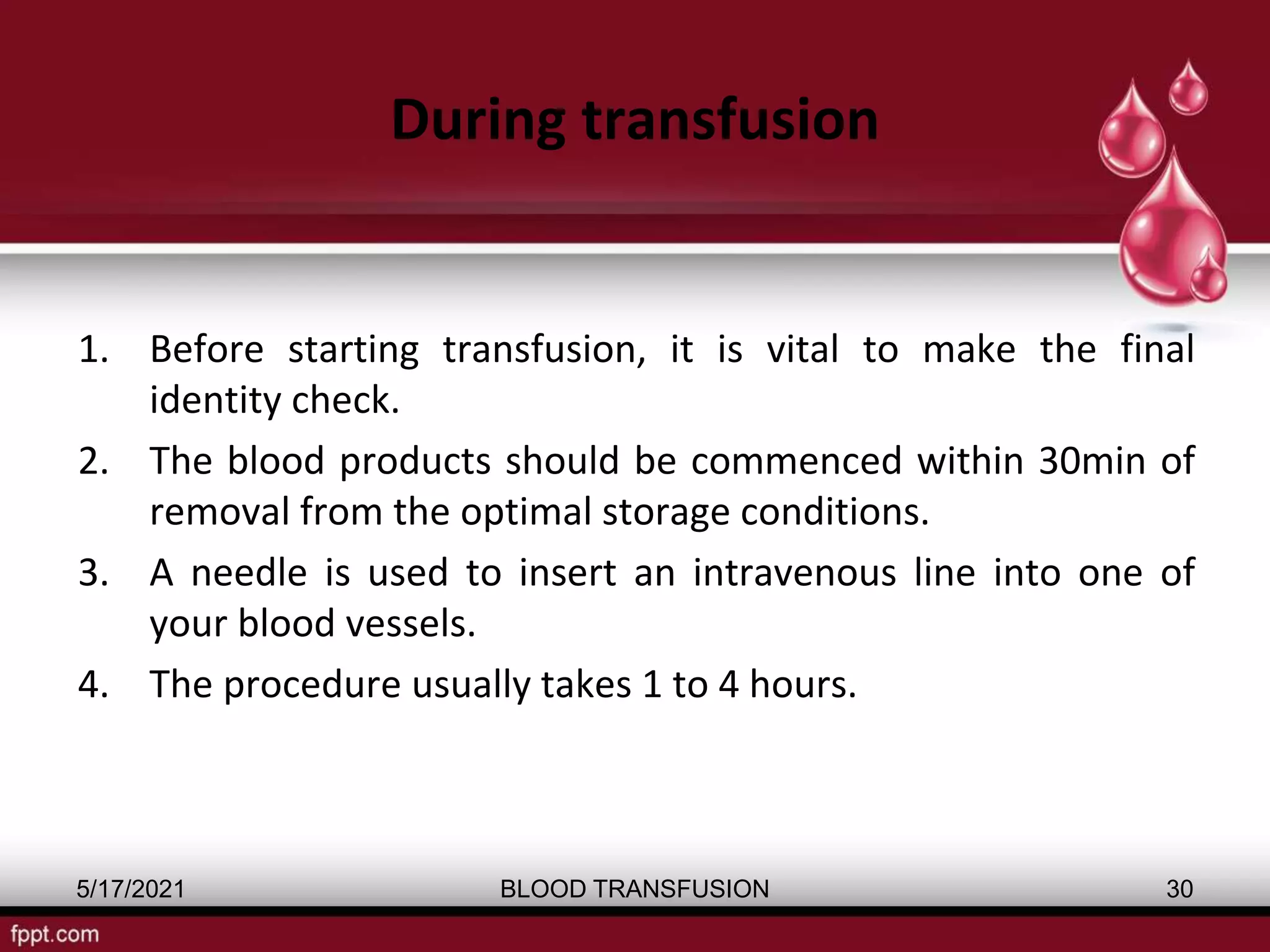 Blood transfusion | PPT