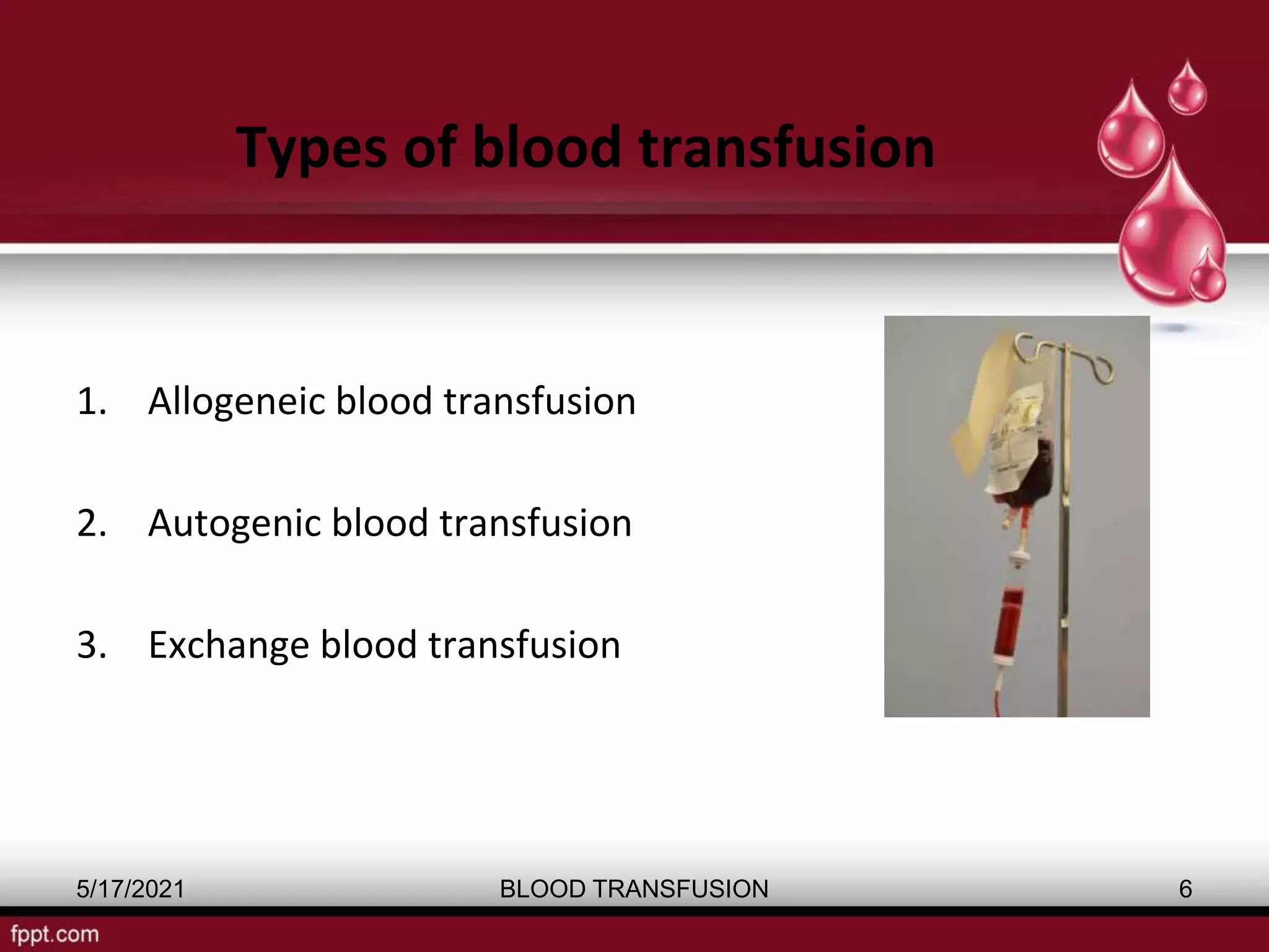 Blood transfusion | PPT