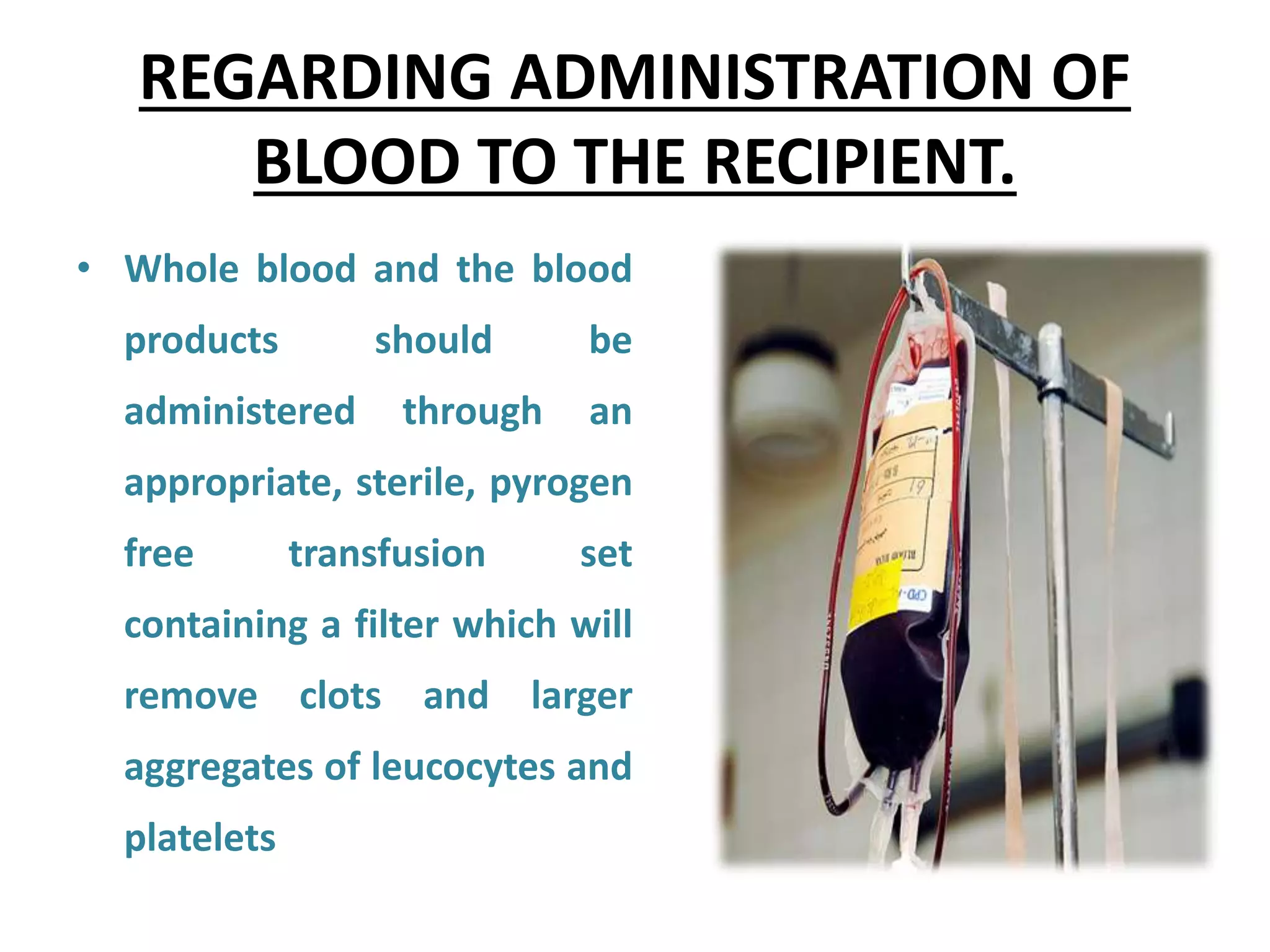 Blood transfusion | PPTX