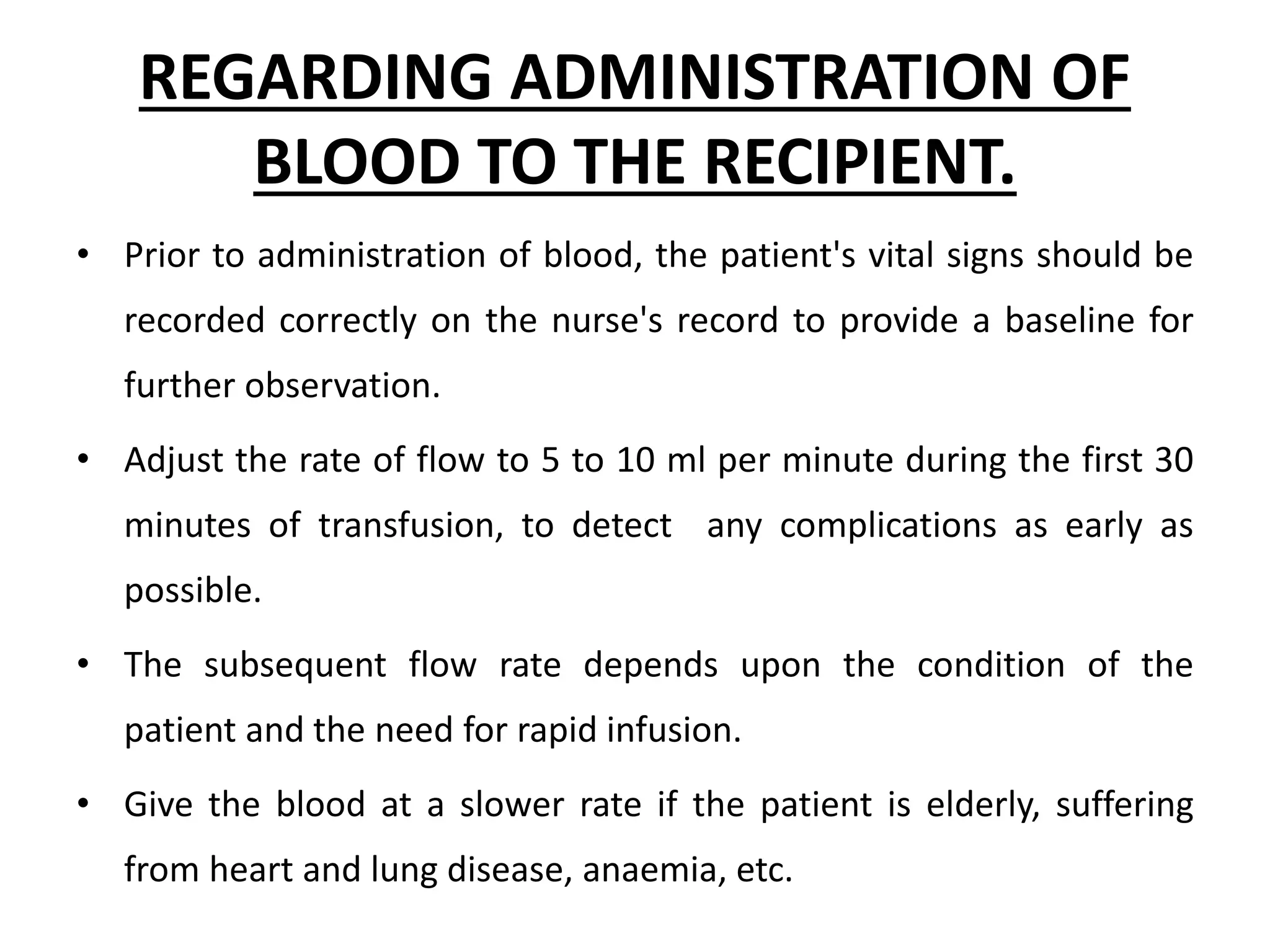 Blood transfusion | PPTX