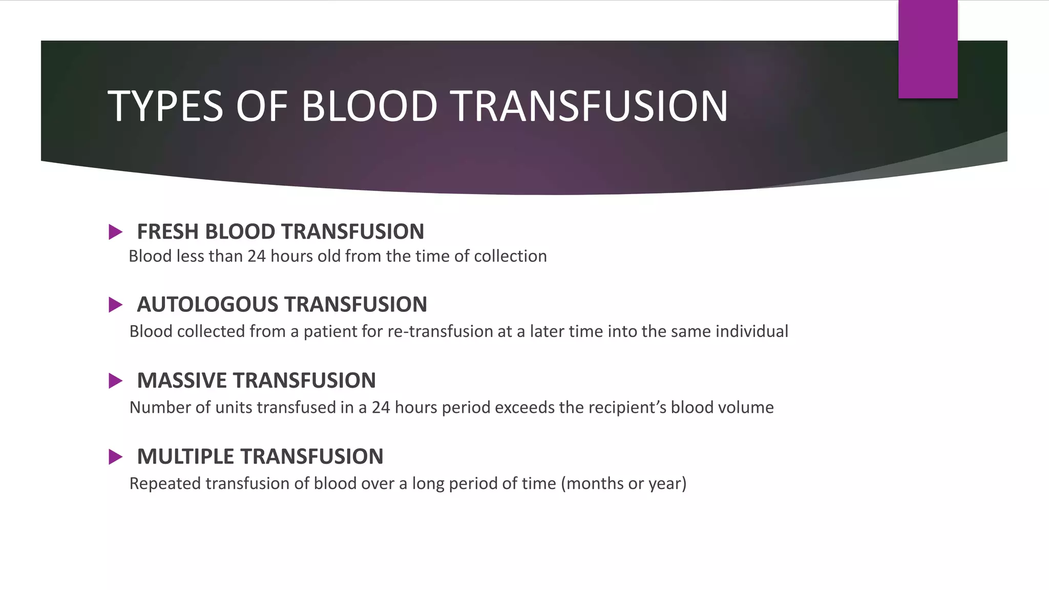 Blood transfusion | PPTX