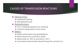 Blood transfusion | PPTX