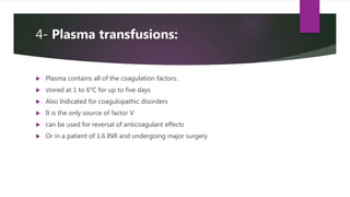 Blood transfusion | PPTX