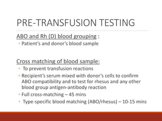 Blood Transfusion | PPT