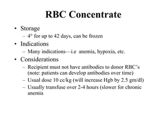 Blood Transfusion indications and complications.ppt