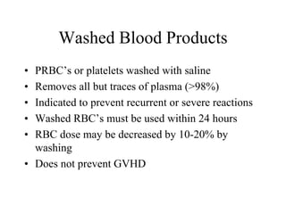 Blood Transfusion indications and complications.ppt