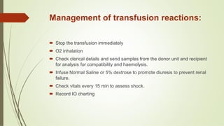 Blood Transfusion | Understanding the Essentials of Blood Transfusion | PPT