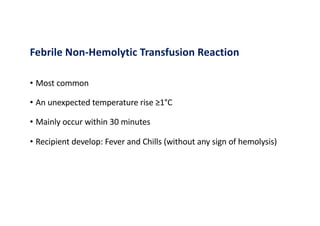 Blood transfusion uses and its hazard'ss | PPT