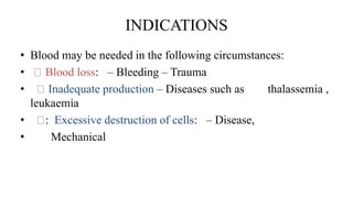 BLOOD transfusion AND ITS RELATED .pptx