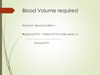 Blood_transfusion.ppt veterinary medicine | PPT