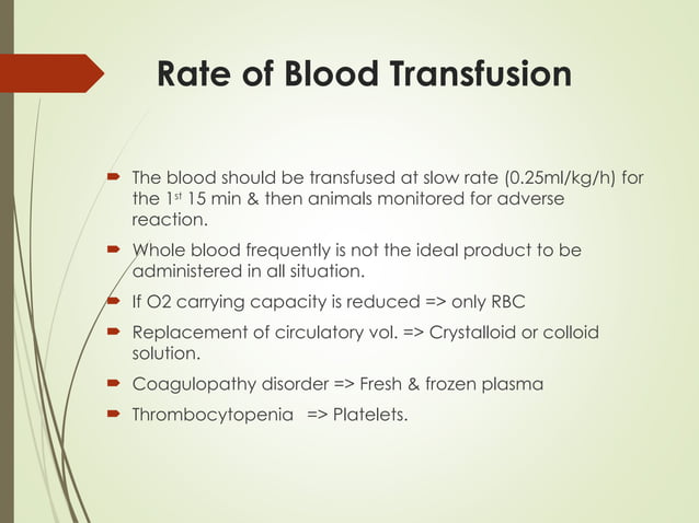 Blood_transfusion.ppt veterinary medicine | PPT