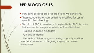 BLOOD TRANSFUSION and indication for it.pptx