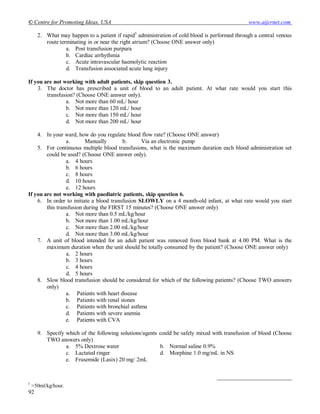Blood transfusion .pdf is a safe and common | PDF