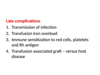 BLOOD TRANSFUSION and all you need to know about it | PPTX