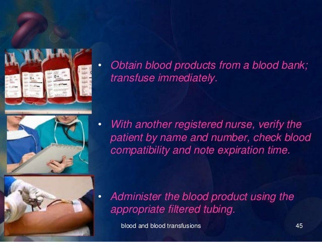 Blood transfusion