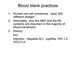Blood transfusion 1 | PPT