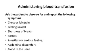 blood transfusion 17.pptx Nursing Skills | PPT