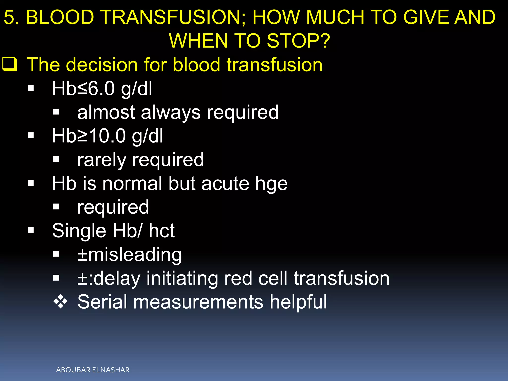 Blood transfusion in obstetrics | PDF