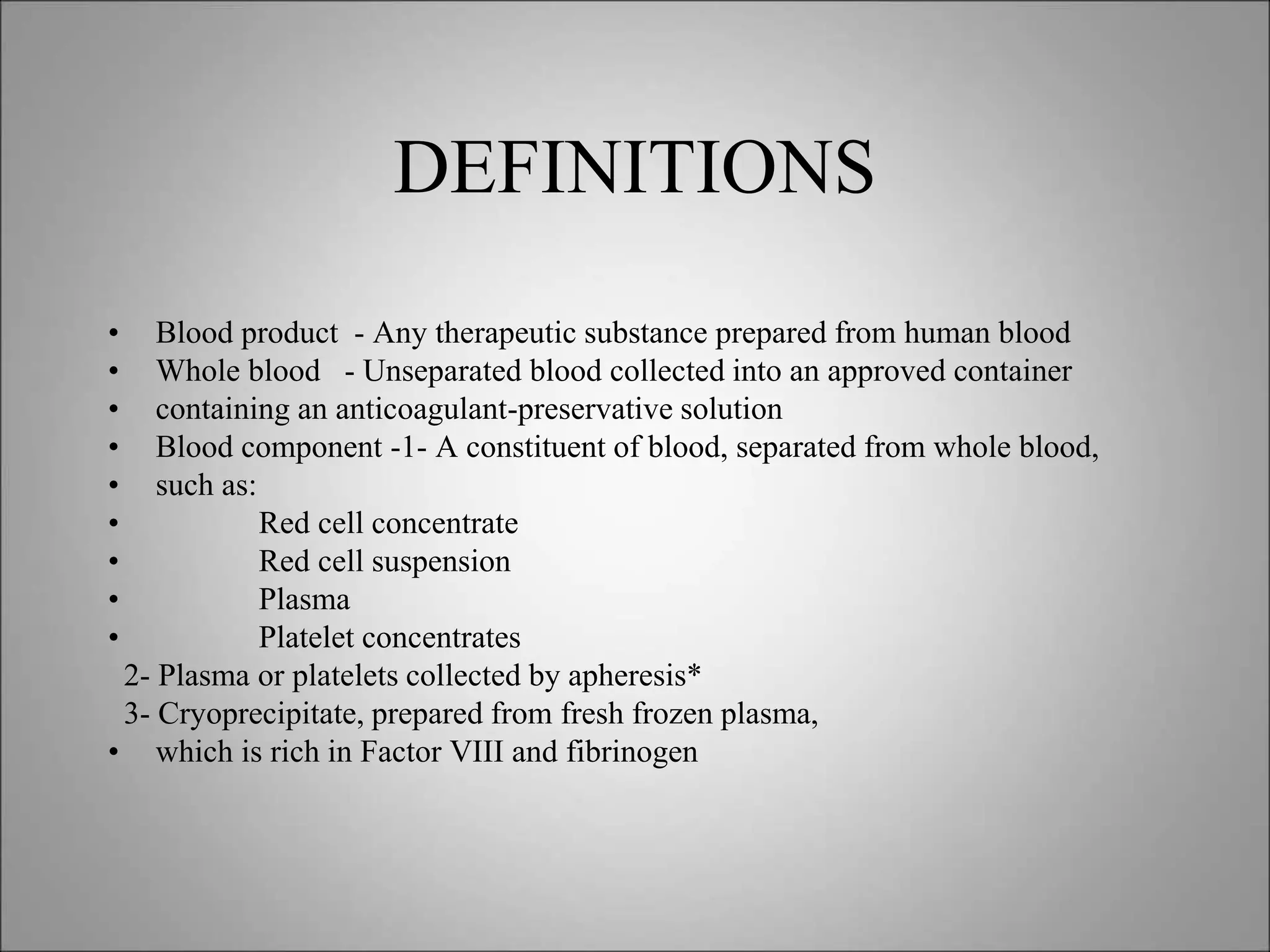 Blood transfusion and its implication | PPT