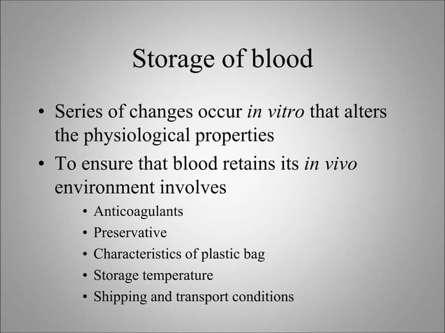 Blood transfusion and its implication | PPT | Blood Disorders | Diseases and Conditions