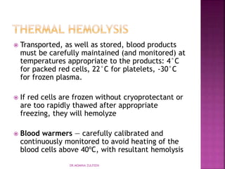 Blood transfusion and its reactions in obstetrics | PPTX