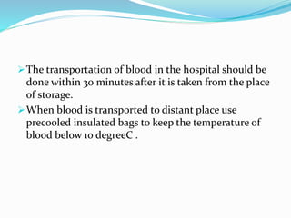 Blood transfusion and its reactions ppt | PPTX