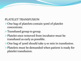 Blood transfusion and its reactions ppt | PPTX