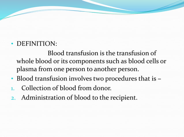 Blood transfusion and its reactions ppt | PPTX