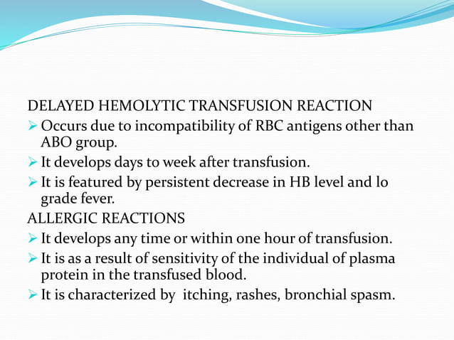 Blood transfusion and its reactions ppt | PPTX