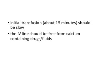 Blood transfusion and reactions | PPTX