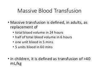 Blood transfusion and reactions | PPTX